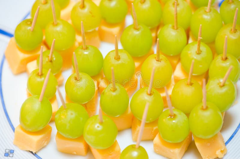 Grapes & cheese stock photo. Image of meal, refreshment - 12776758