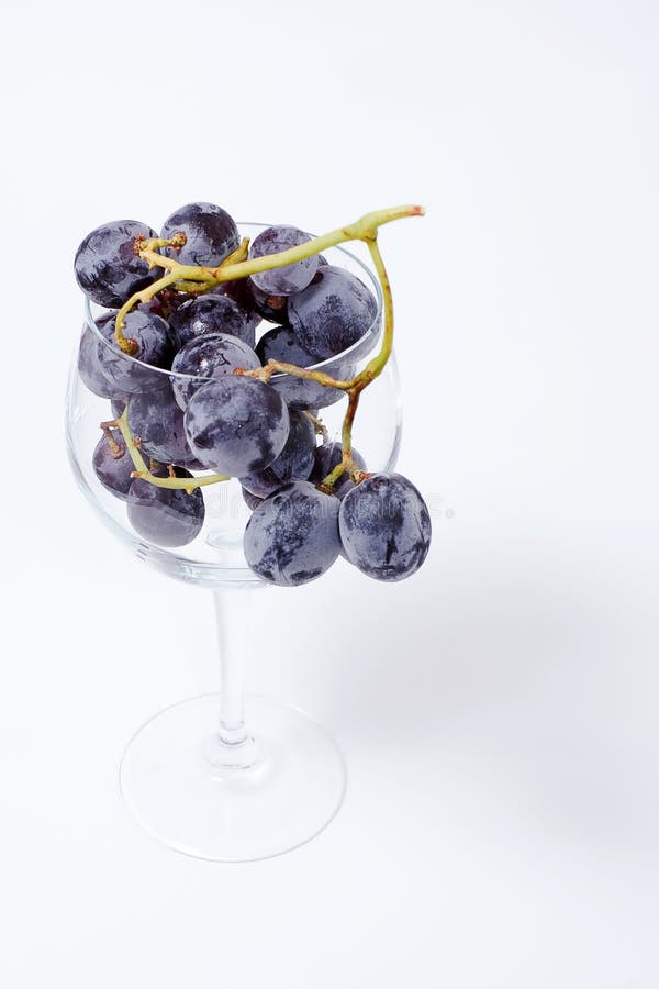 Grapes in the cup stock photo. Image of cabernet, goblet - 60620338