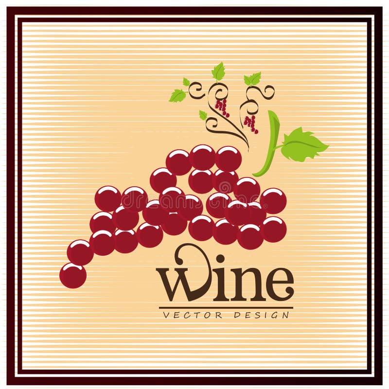 Grapes design stock vector. Illustration of element, food - 44714082