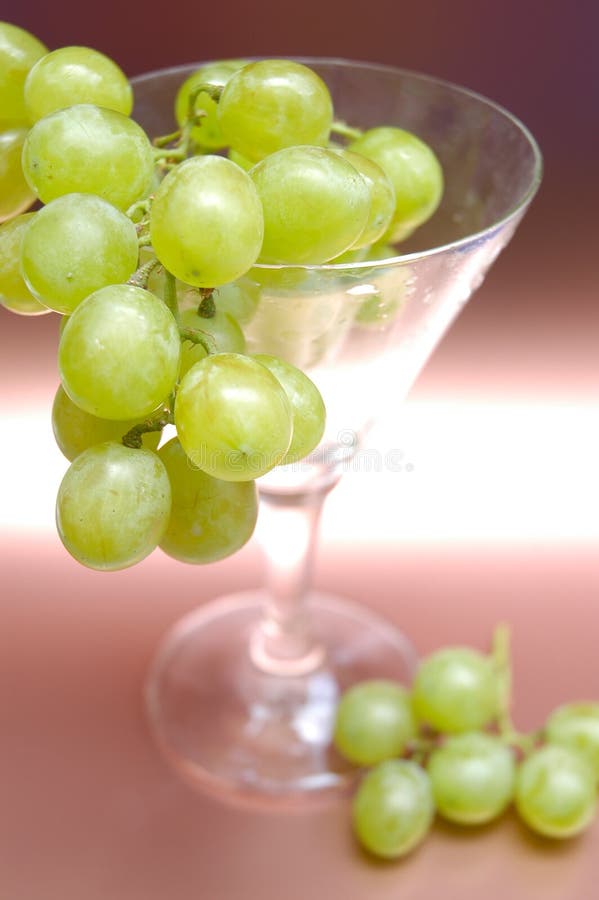 Wine Glass with Grapes stock photo. Image of produce - 11101182