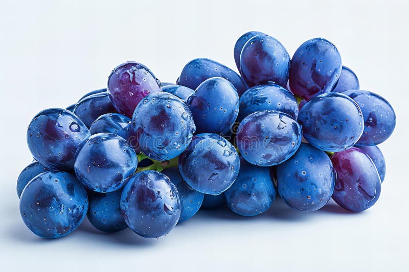 Grapes Isolated on a White Background, with No Shadow, Clear Edges and ...