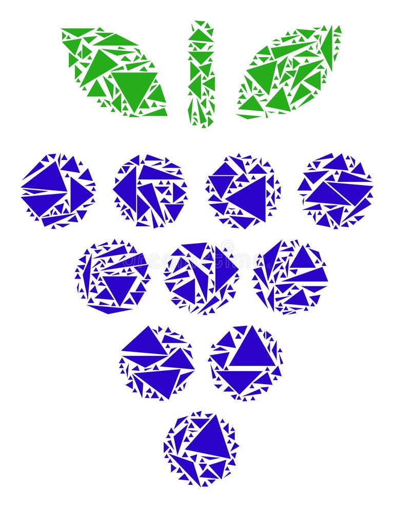 Grapes Triangles Stock Illustrations – 58 Grapes Triangles Stock ...