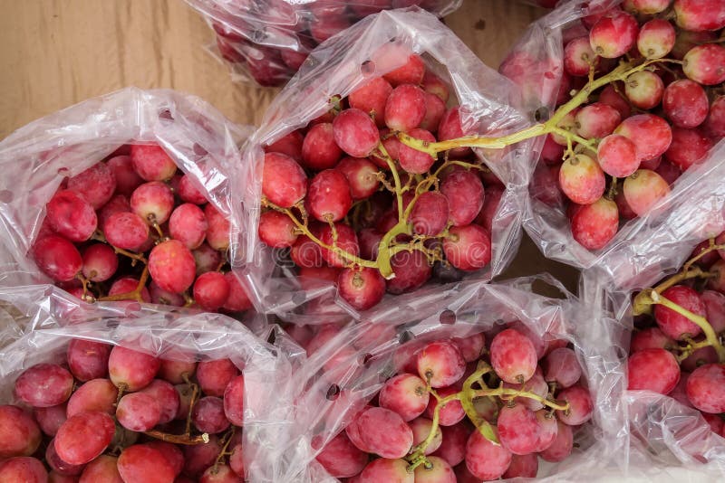 Grapes in plastic bag. stock photo. Image of grape, fresh - 51775506