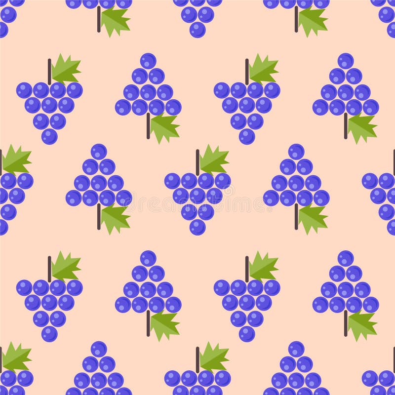 Grapes Seamless Pattern, Grapes Stock Vector - Illustration of abstract ...