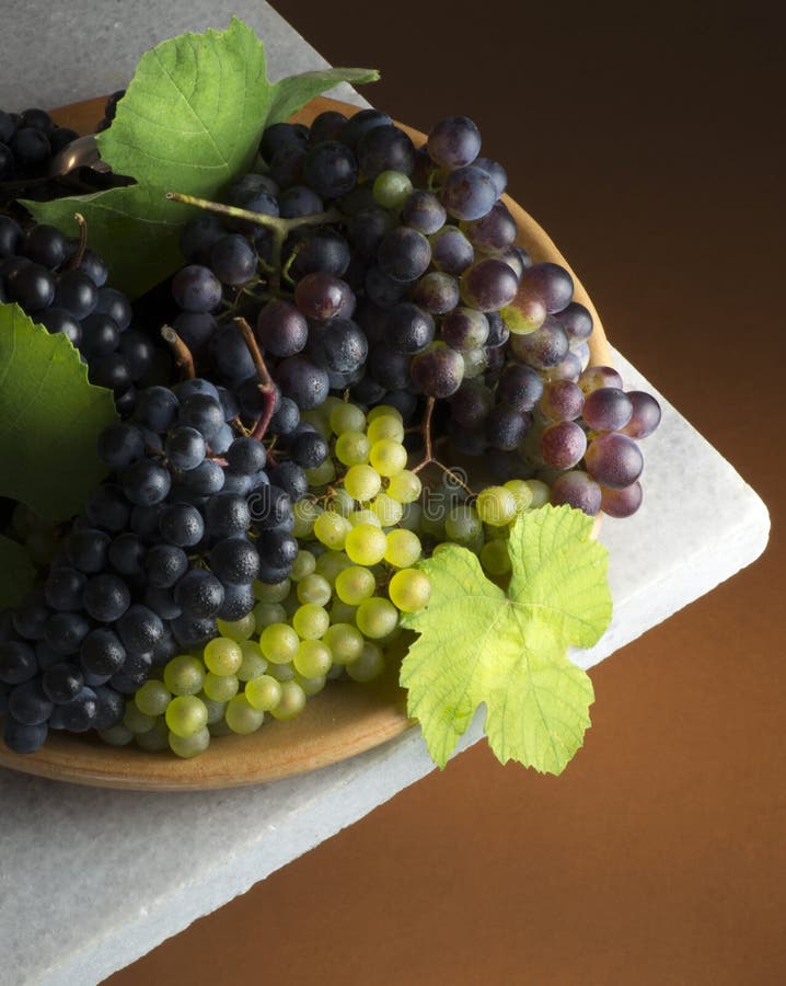 Grapes on the table stock image. Image of superfood, grapes - 35272417
