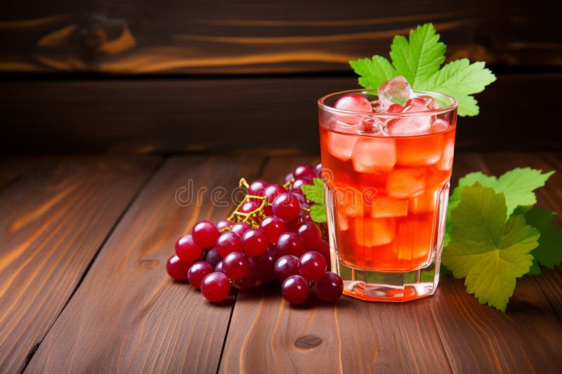 Grapes To Glass a Taste of Pure Delight. Generative by Ai Stock ...