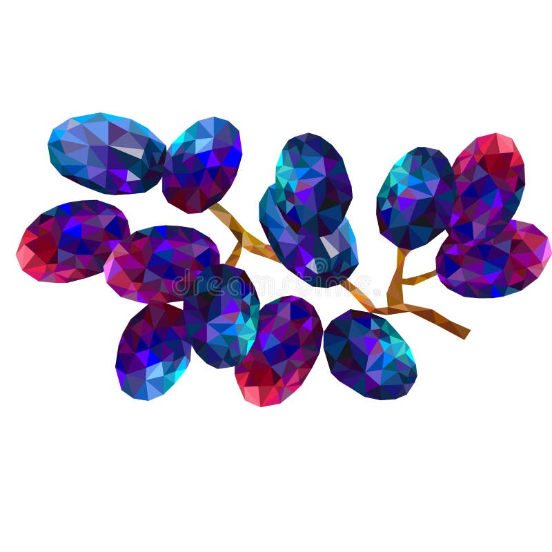 Grapes Triangles Stock Illustrations – 58 Grapes Triangles Stock ...
