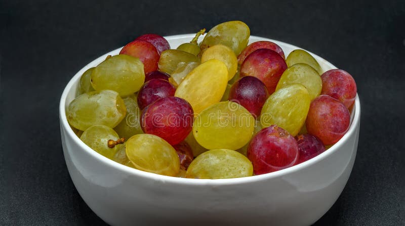 Grapes in white cup stock image. Image of fruits, vineyard - 290660613