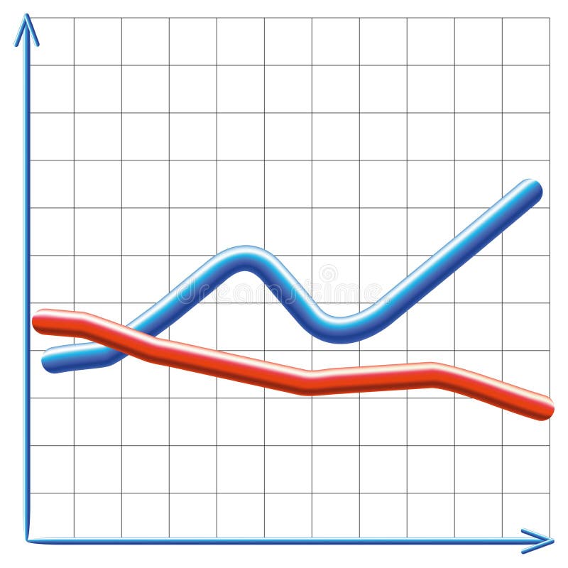 Graph stock illustration. Illustration of blue, design - 27341824