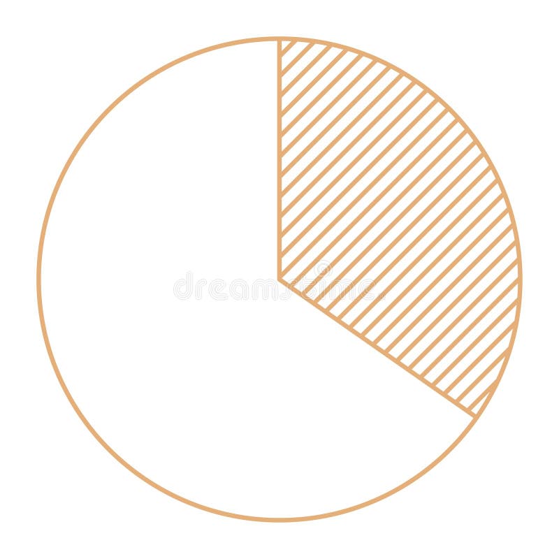 Pie Chart Flat Icon. Growing Business Graph, Diagram Vector ...