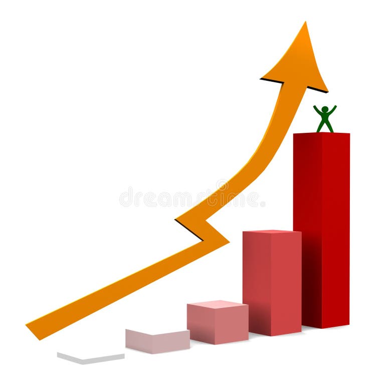 Colored Arrows Graph Stock Illustrations – 1,125 Colored Arrows Graph ...