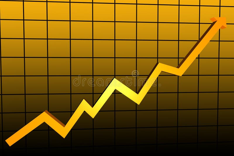 Graph stock illustration. Illustration of commerce, upturn - 82229
