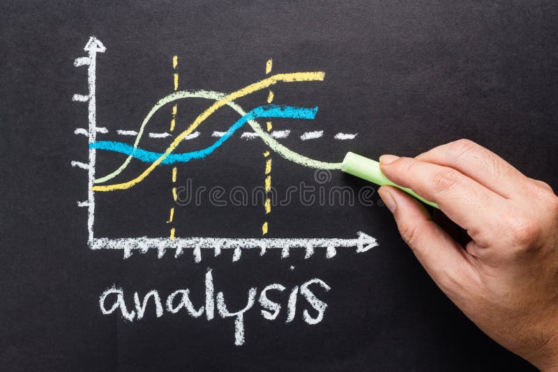Graph analysis stock image. Image of colorful, handwriting - 44200443