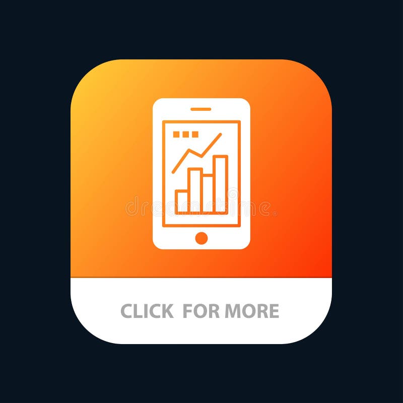 Graph, Analytics, Info Graphic, Mobile, Mobile Graph Mobile App Button ...