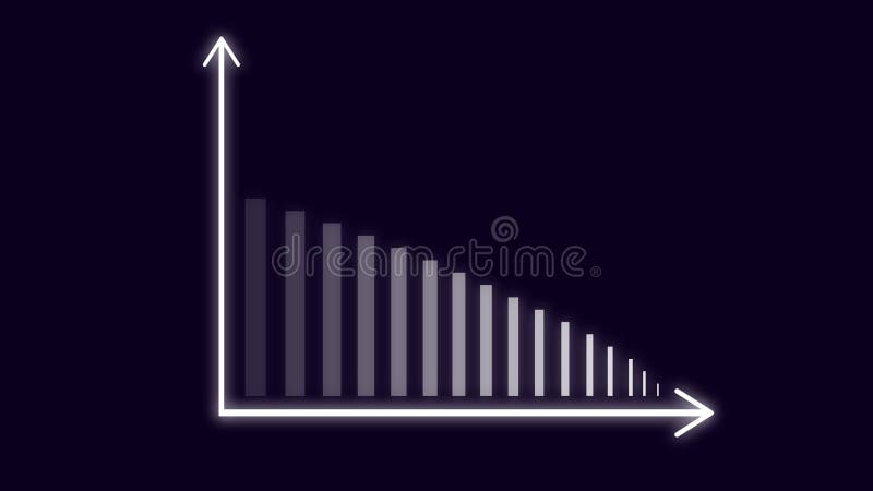 Graph Animation with a Growing Business. Stock Illustration ...