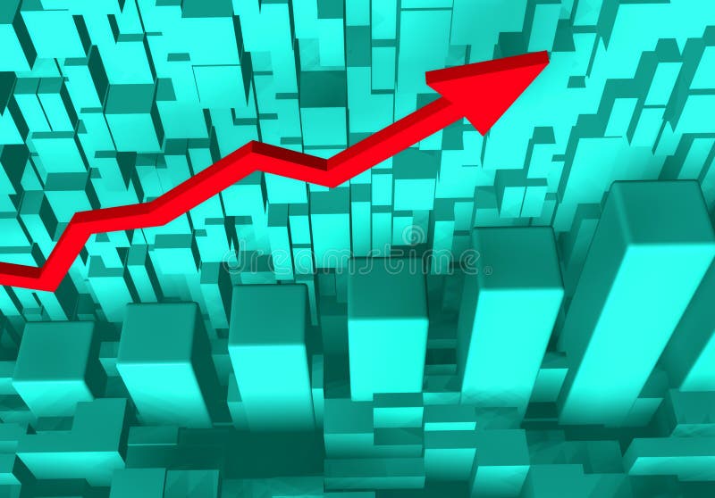 Graph With Arrow Picture. Image: 16732085