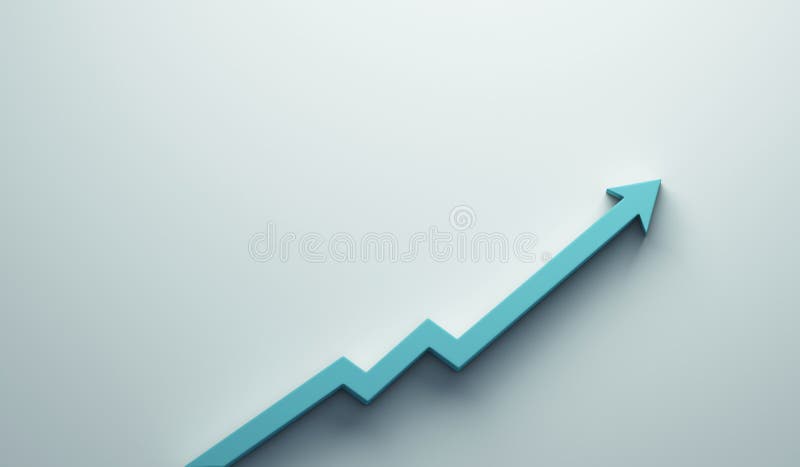 Graph Arrow Improvement stock illustration. Illustration of direction ...