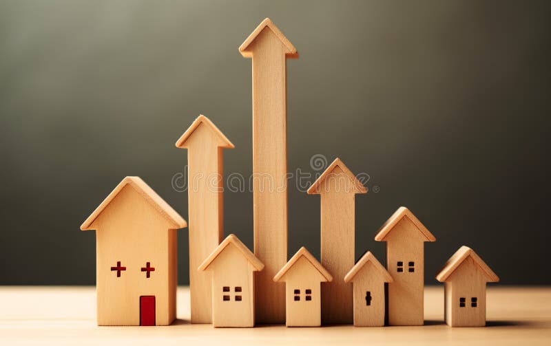 Graph with Arrows Arrow Graph with Arrow Stock Illustration ...