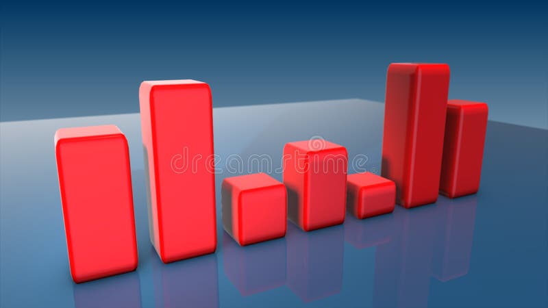 Graph Bar Chart Analysis Research Concept Stock Image - Image of close ...