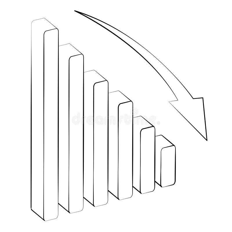 Graph stock illustration. Illustration of arrow, design - 63291238