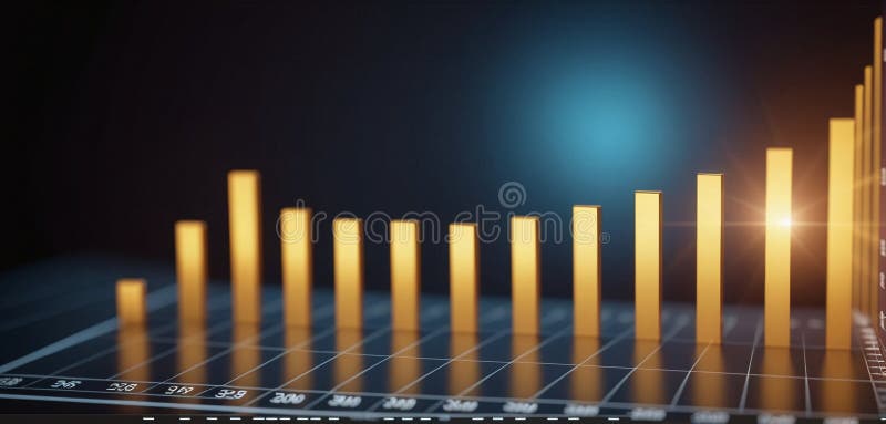 Graph or Block Diagram Shows the Increase or Decrease of Shares, Which ...