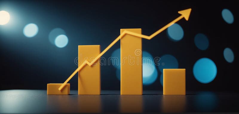 Graph or Block Diagram Shows the Increase or Decrease of Shares, Which ...