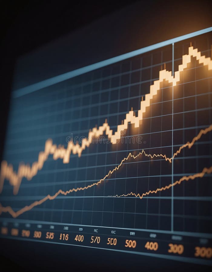 Graph or Block Diagram Shows the Increase or Decrease of Shares, Which ...