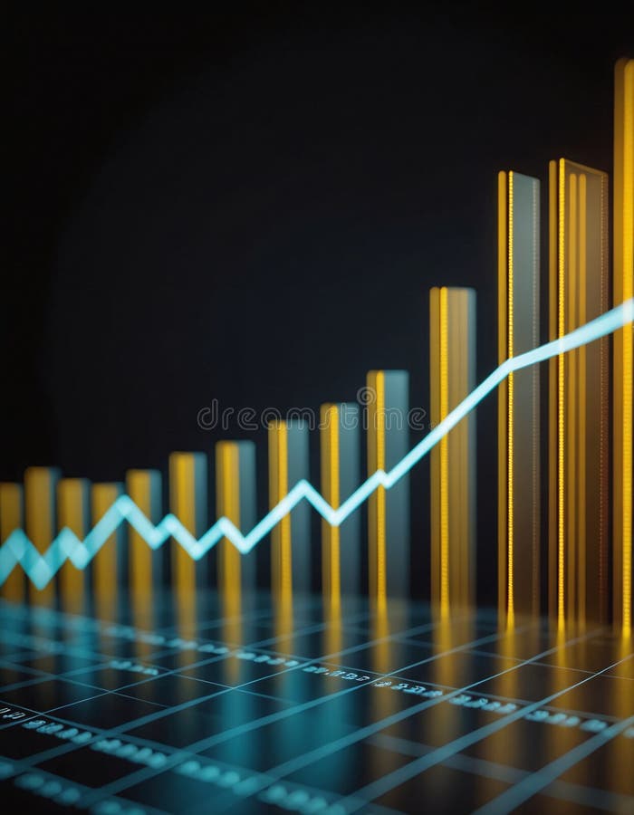 Graph or Block Diagram Shows the Increase or Decrease of Shares, Which ...