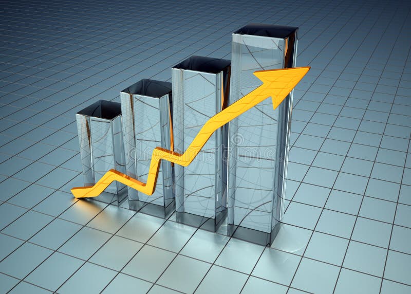Graph business stock illustration. Illustration of business - 16697325
