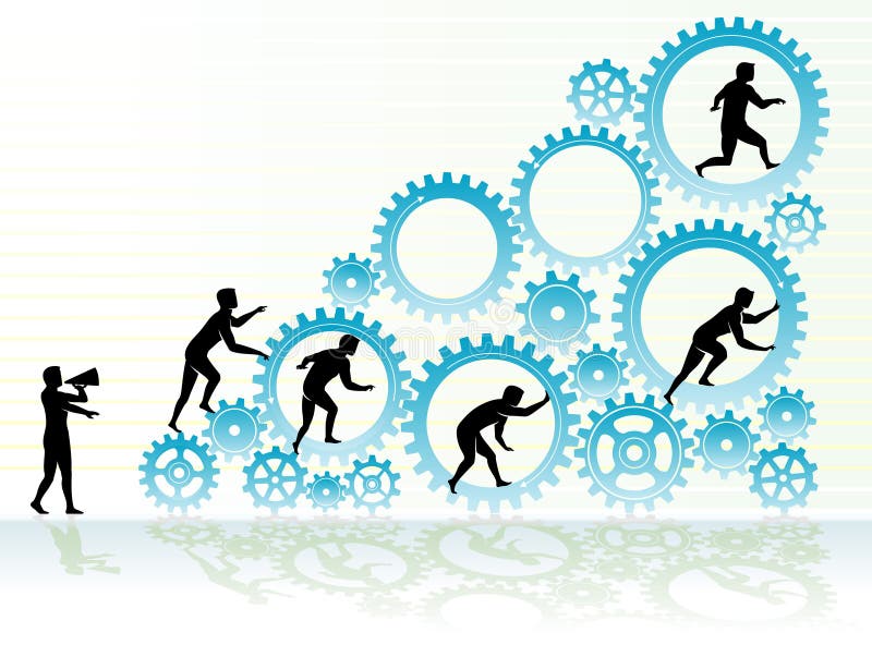 Graph Business Cogs stock vector. Illustration of clambering - 62844108