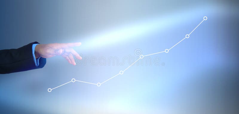 Graph stock photo. Image of hand, finger, quality, business - 48291988