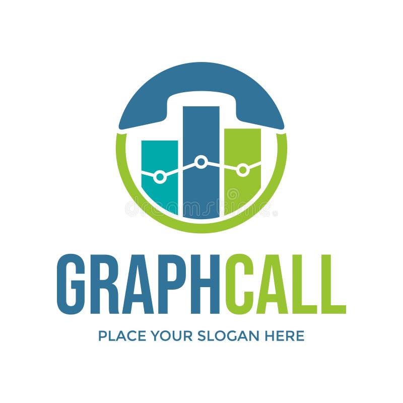 Graph Call Logo Vector stock illustration. Illustration of idea - 263649200