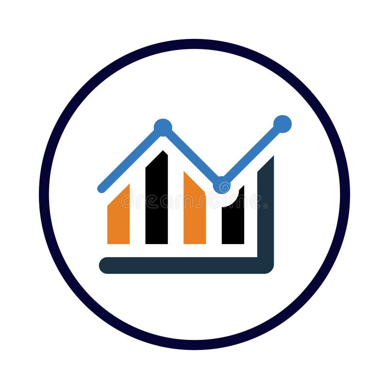 Graph, Chart, Business Growth Graph Chart Icon Stock Vector ...