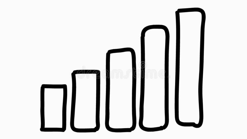 Graph Chart Cartoon Hand Drawn Animation Transparent Stock Footage ...