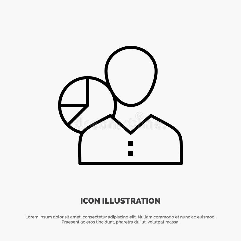 Graph, Chart, Data, Employee, Manager, Person, Statistics Line Icon ...