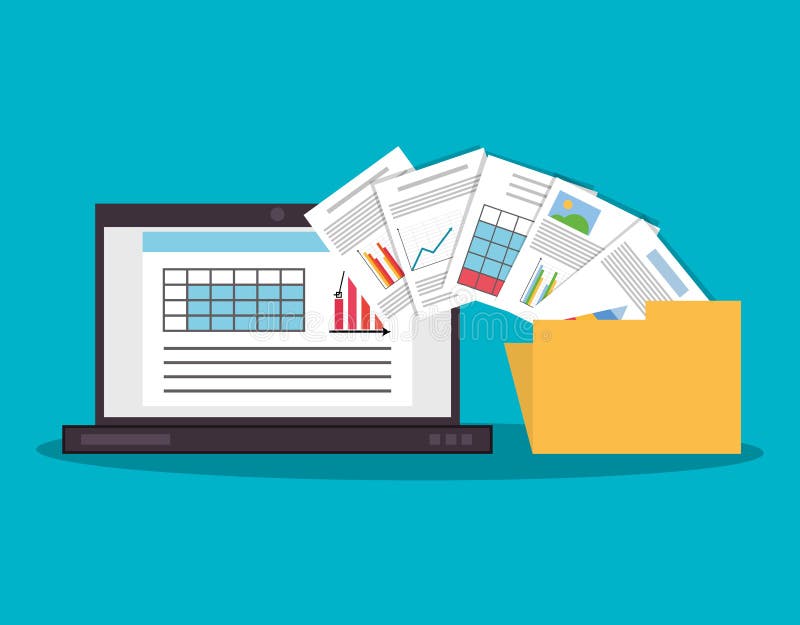 Graph Chart Finance Related Icons Image Stock Illustration ...