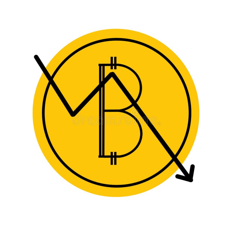 Bitcoin Icon. Crypto Currency. Stock Illustration - Illustration of ...