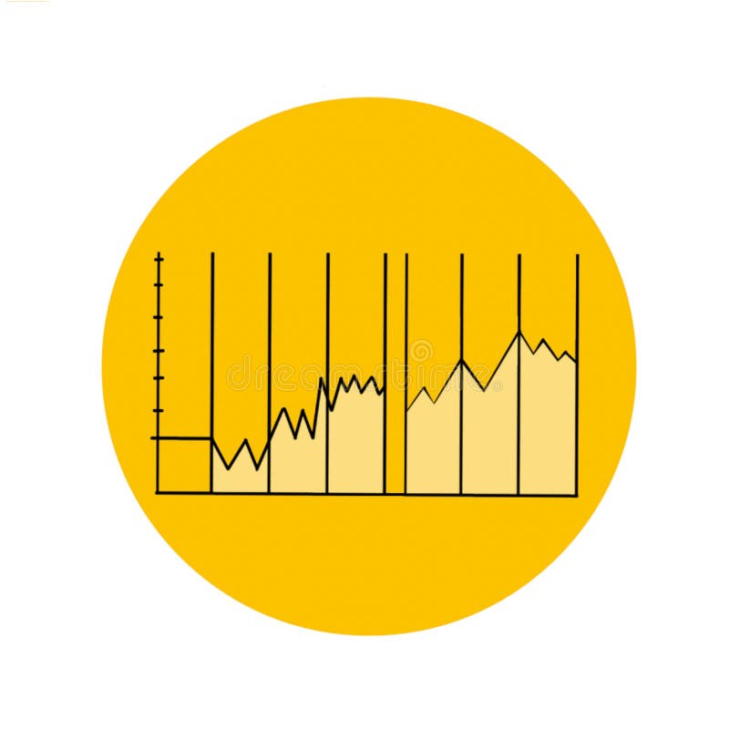 Graph Chart Sign Icon. Diagram Symbol Stock Illustration - Illustration ...
