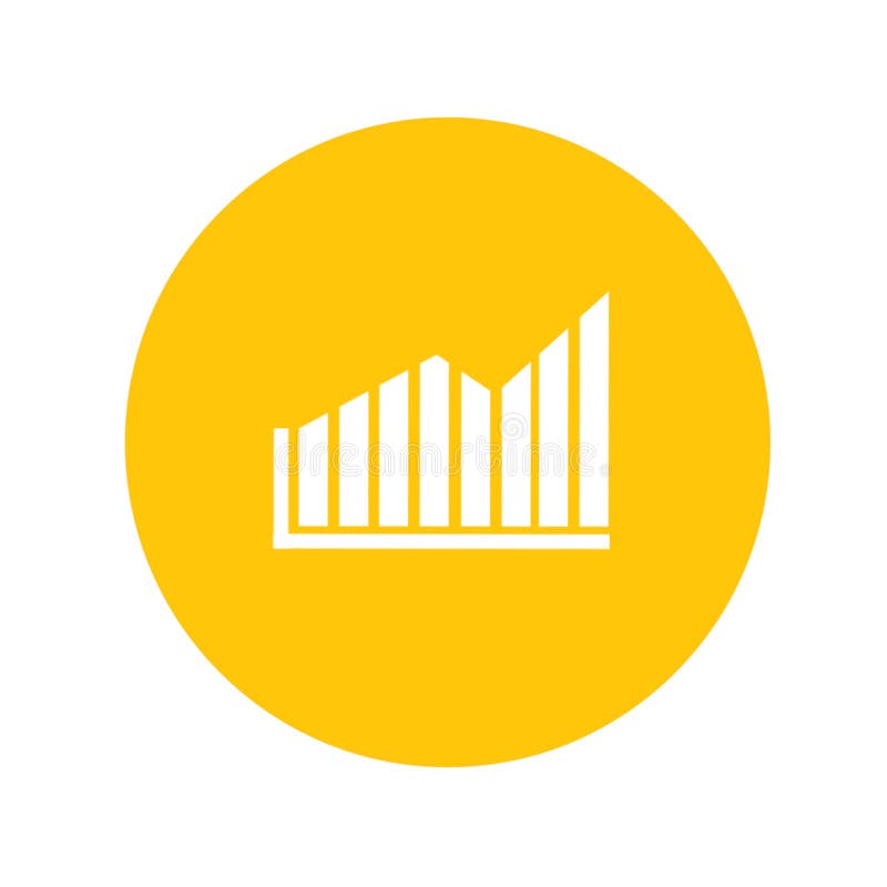 Graph Chart Sign Icon. Diagram Symbol Stock Illustration - Illustration ...