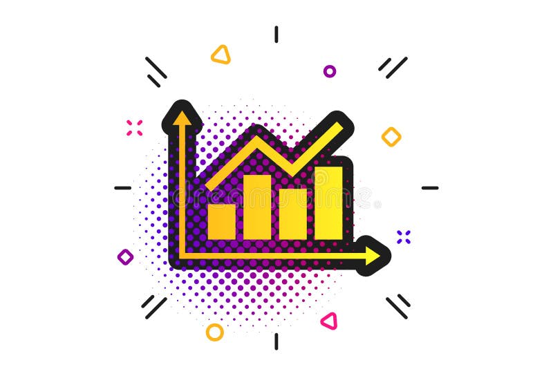 Graph Chart Sign Icon. Diagram Symbol. Vector Stock Vector ...
