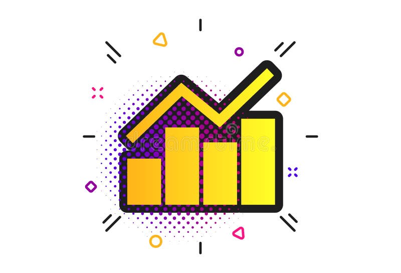 Graph Chart Sign Icon. Diagram Symbol. Vector Stock Vector ...