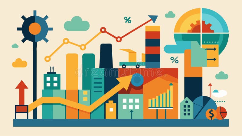 A Graph Comparing Trends in Different Industries Highlighting the ...