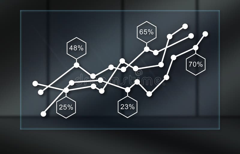 Concept of graph stock illustration. Illustration of data - 134006943