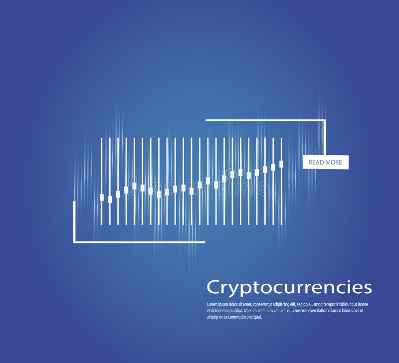 Graph of Cryptocurrency. Graphics and Analytics of Cryptography Stock ...