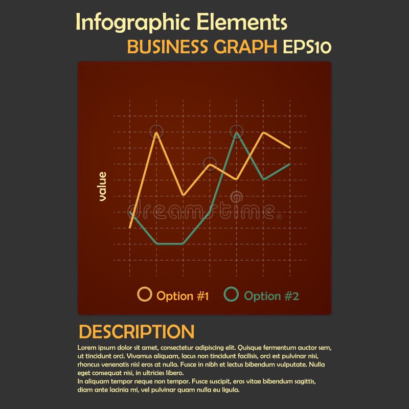Graph dark stock vector. Illustration of growth, line - 56671813