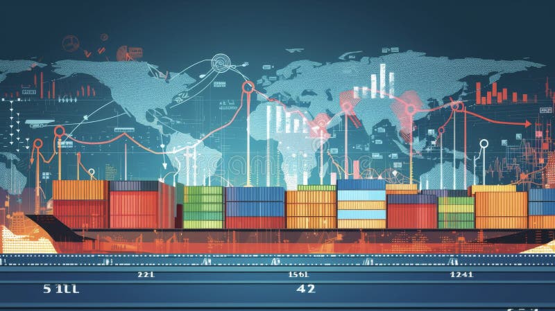 A Graph Depicting the Dramatic Increase in International Trade and GDP ...
