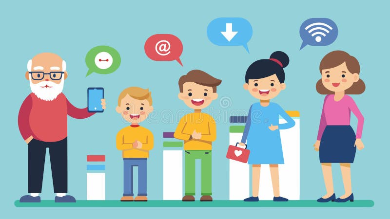 A Graph Depicting the Rise of Social Media Usage in Different ...