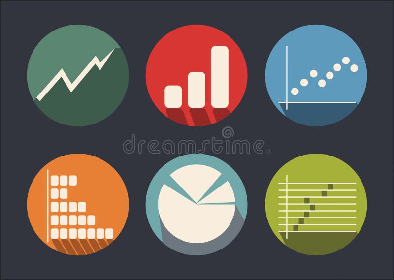 Graph of development stock vector. Illustration of rated - 43014845
