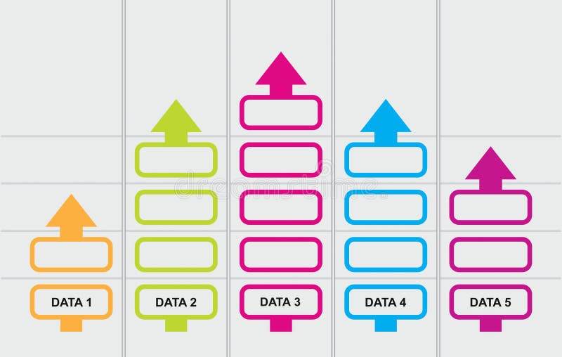 Graph of development stock vector. Illustration of rated - 56927834