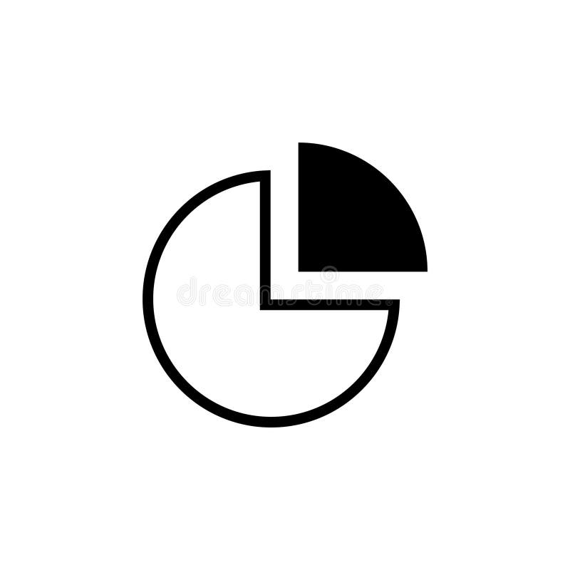 Graph Digital Marketing, Pie Chart Flat Vector Icon Stock Vector ...